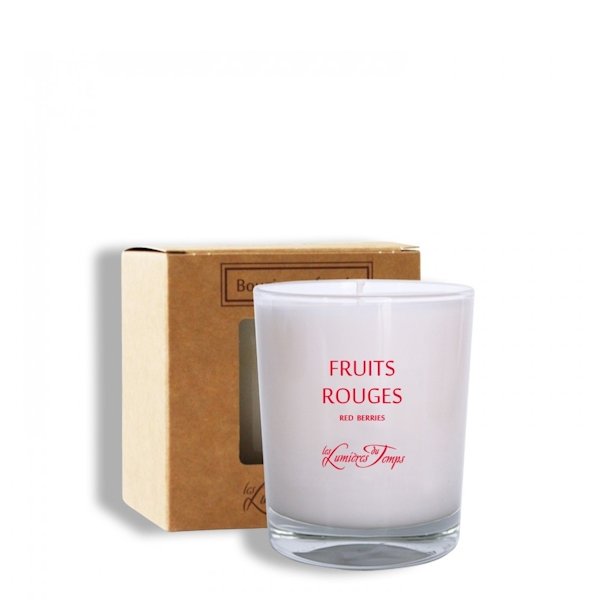 Bougie Végétale Fruits Rouges 180g - Sensaura